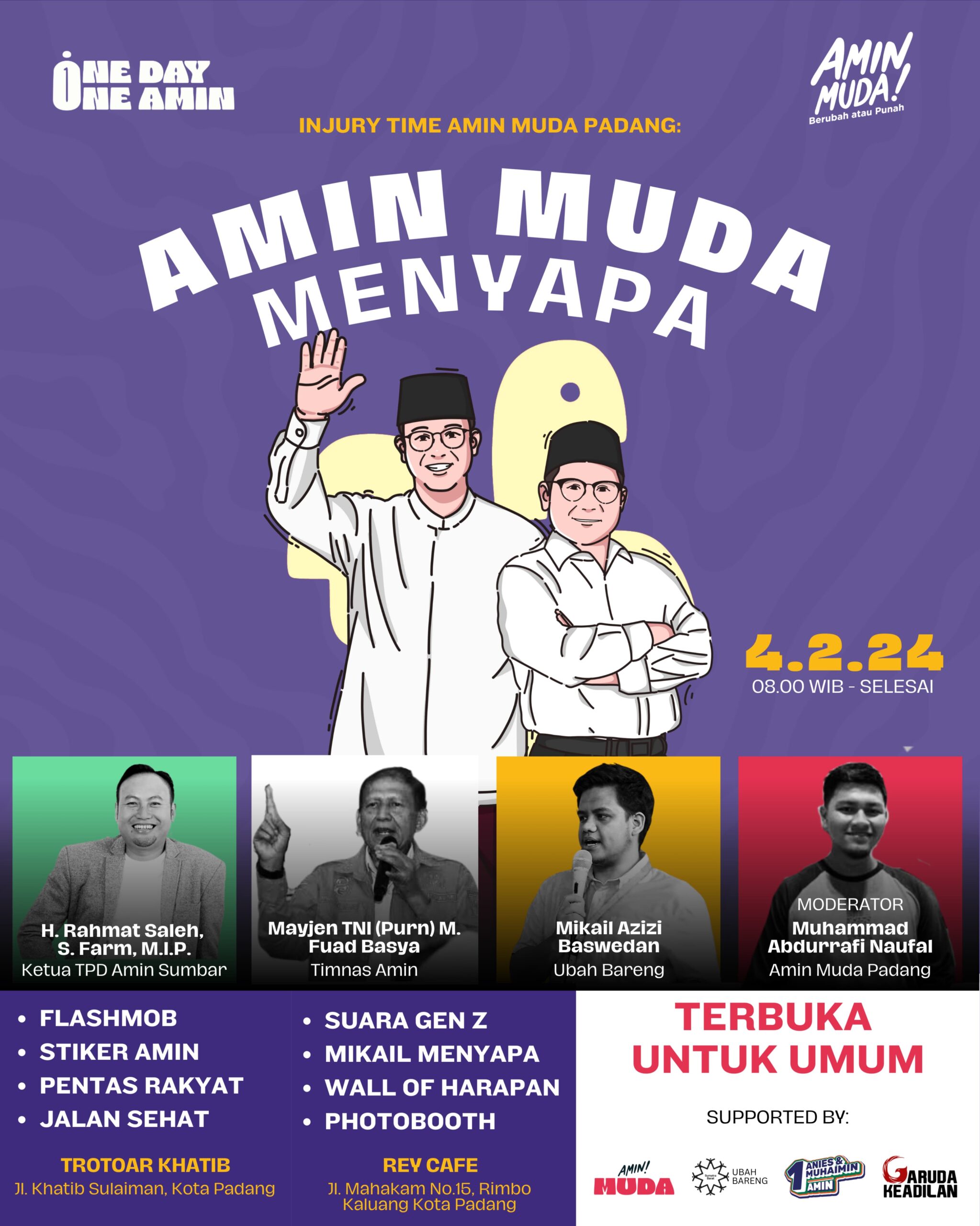 Mikail Baswedan dan Ibrahim Prayitno Pagi Ini Nongki Asyik di Padang ...